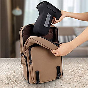 USA GEAR Camera Sleeve and Zoom Lens DSLR Camera Case with DSLR Sleeve Protection, Holster Belt Loop and Accessory Storage - Compatible with Canon, Nikon, Sony, Olympus, Pentax and More (Black)