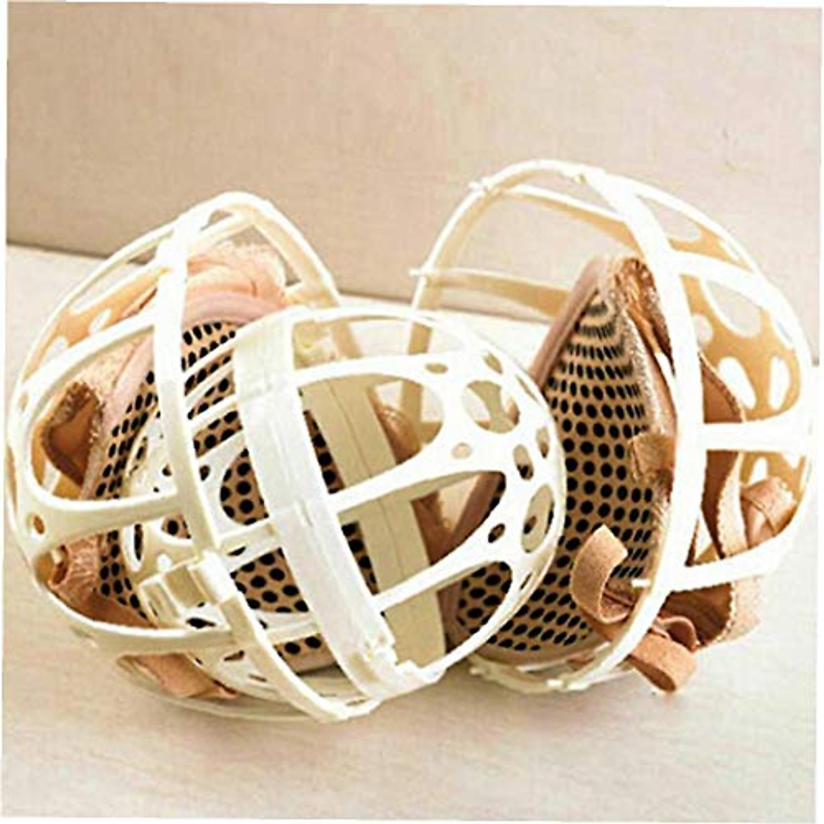 Underwear Washer Saver Laundry Ball Double Spherical Bra Washing Bag Protector Random Coloor