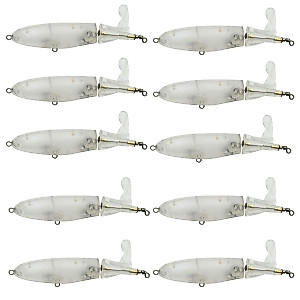 5PCS Fishing Lures Plopper Fishing Lure Whopper Popper Bass Lure 11.53g 9.7cm 8339 Special Eye