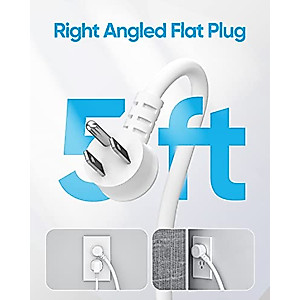 Cruise Essentials, Power Strip with USB C, No Surge Protector, 6 Outlets 3 USB Ports with 5ft Extension Cord Flat Plug, Cruise Accessories Must Have