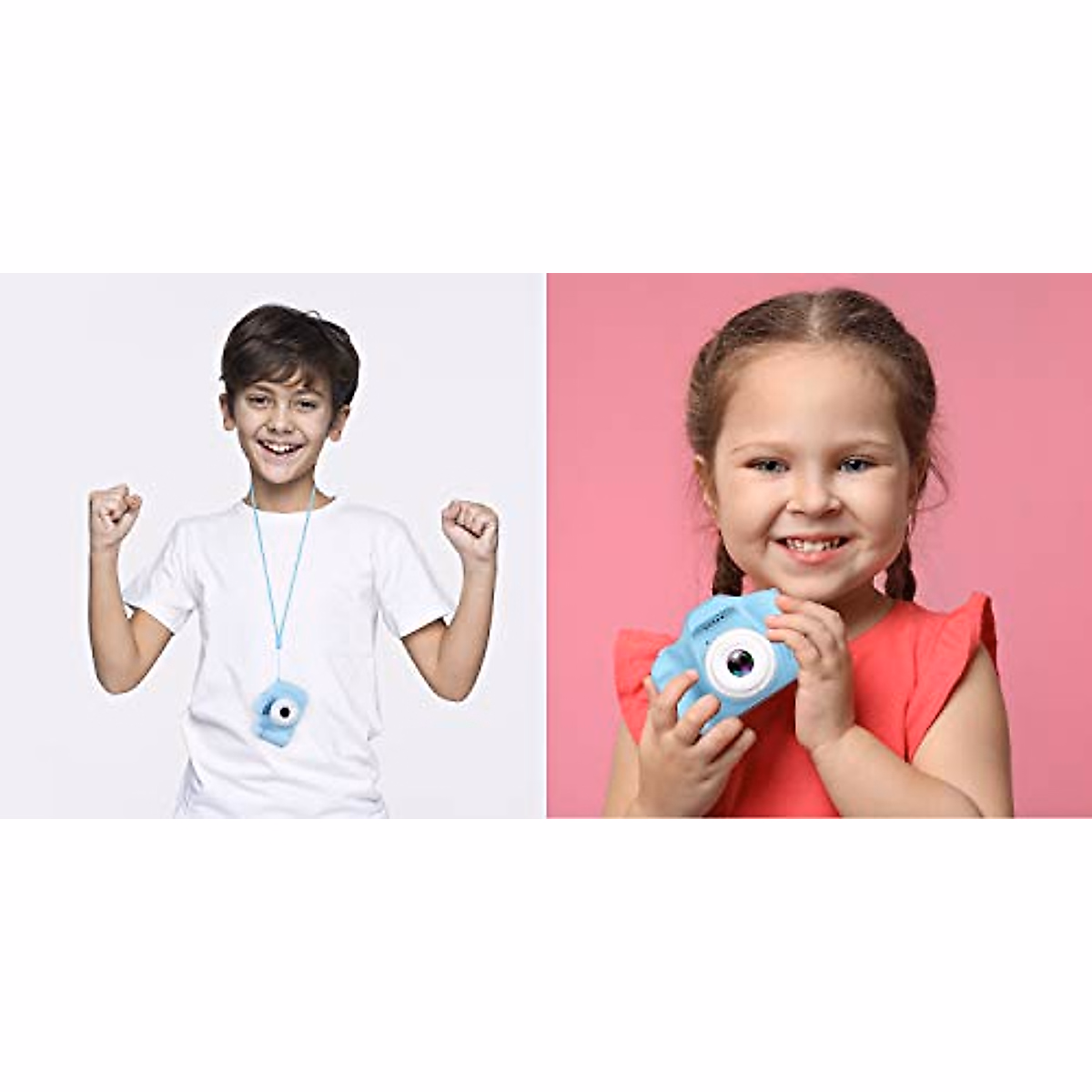 Dartwood 1080p Digital Camera for Kids with 2.0” Color Display Screen & Micro-SD Card Slot for Children - 32GB SD Card Included (Blue)