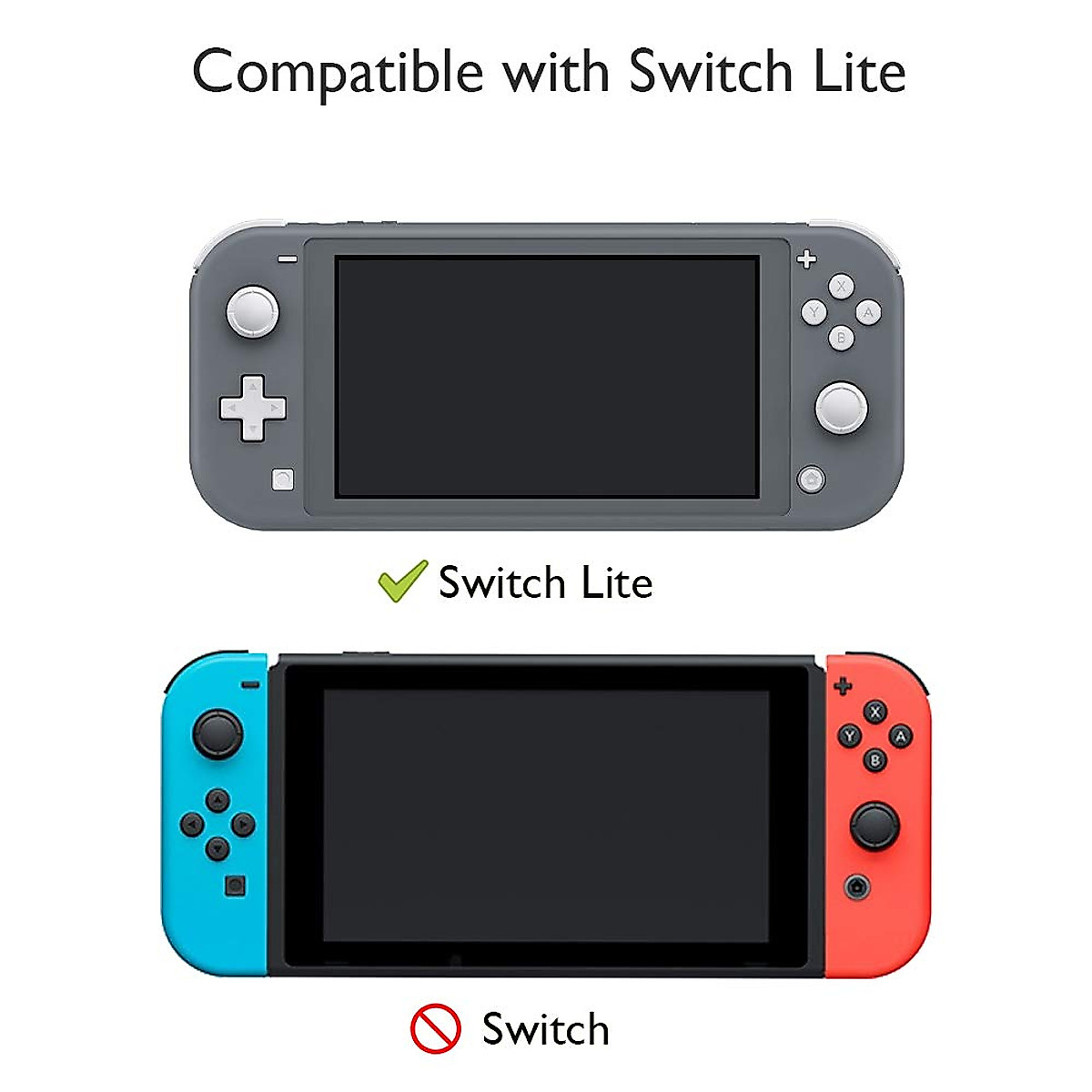 Silicone Case for Nintendo Switch Lite, Anti-Shock, Anti-Scratch and Non-Slip Protective Cover with Ergonomic Grip Design, Drop Protection Grip Case for Nintendo Switch Lite - Turquoise