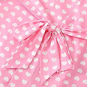 QTECLOR Mommy Robe with Swaddle Set Girls Boys Maternity Robe for New Moms Gift Hospital Labor Delivery Nursing Loungewear