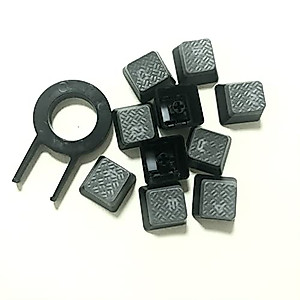 10 Keys Keycaps for Corsair K70 K95 K65 K70 MK.2 K90 / Corsair K100 RGB Mechanical Gaming Keyboard and Other Mechanical Keyboard with MX switches (Grey)