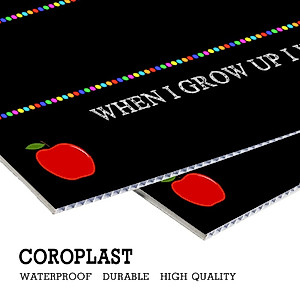 First And Last Day of School Lawn Sign 18x24 Inch Back to School Supplies Custom Yard Lawn Sign for Rent House Party Supplies Décor