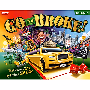 IDEAL | Go for Broke: The Game You Win by Losing a Million!| Classic Games | for 2-4 Players | Ages 8+