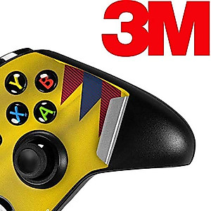 Skinit Decal Gaming Skin Compatible with Xbox One S Controller - Originally Designed Colombia Soccer Flag Design