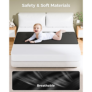 Grounding Mat for Bed, BOVEREY Grounded Earth Connected Grounding Pad for Sleeping, Grounding Sheets Mattress Cover Grounding Kit, Grounding Cord & Tester Included (Queen)