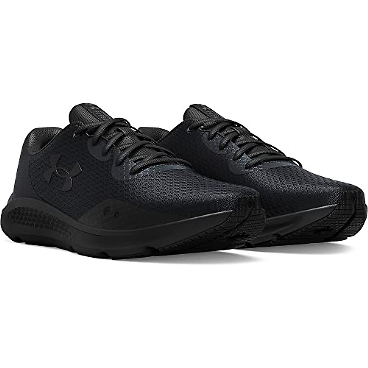 Under Armour Men's Charged Pursuit 3 Running Shoe, Black (002)/Black, 10 X-Wide