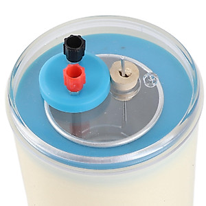 Double Wall Calorimeter, Excellent PVC Material, Large Capacity, Easy Experimentation, Accurate Measurement, Equipped with Cover Stand, Handle, Stirrer, Single Hole Rubber