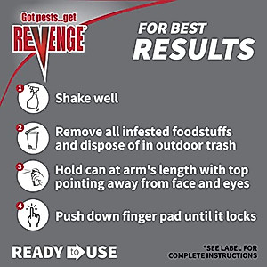 Bonide 4613 Fogger, Revenge Total Release, Pack of 3 6 oz Ready-to-Use Cans, Long Lasting Formula Kills Fleas