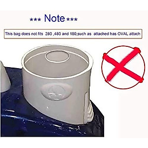 2 Pack Zippered Bag Replacement Fits for Polaris 360, 380 Pool Cleaner All Purpose Filter Bag for Polaris Filter Bag