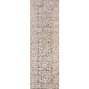 Loloi Amber Lewis Alie Collection ALE-05 Gold/Beige 5'-3'' x 7'-9'', .13'' Pile Height, Area Rug