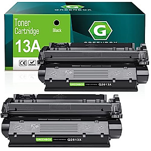 GREENBOX Compatible High Yield Toner Cartridge Replacement for HP Q2613A C7115X C7115A Q2613X for 1300 1300N 3380 1150 1200 1200N 1220 3300 3330 13A 13X 15A 15X Printer (2 Pack)
