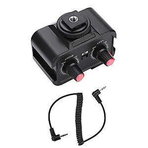 Camera Mixer Dslr Mixer o Camera Mixer o Camera Mixer WSV2 2 Channel Universal Microphone o Adapter Mixer with 3.5mm Inputs for DSLR Cameras