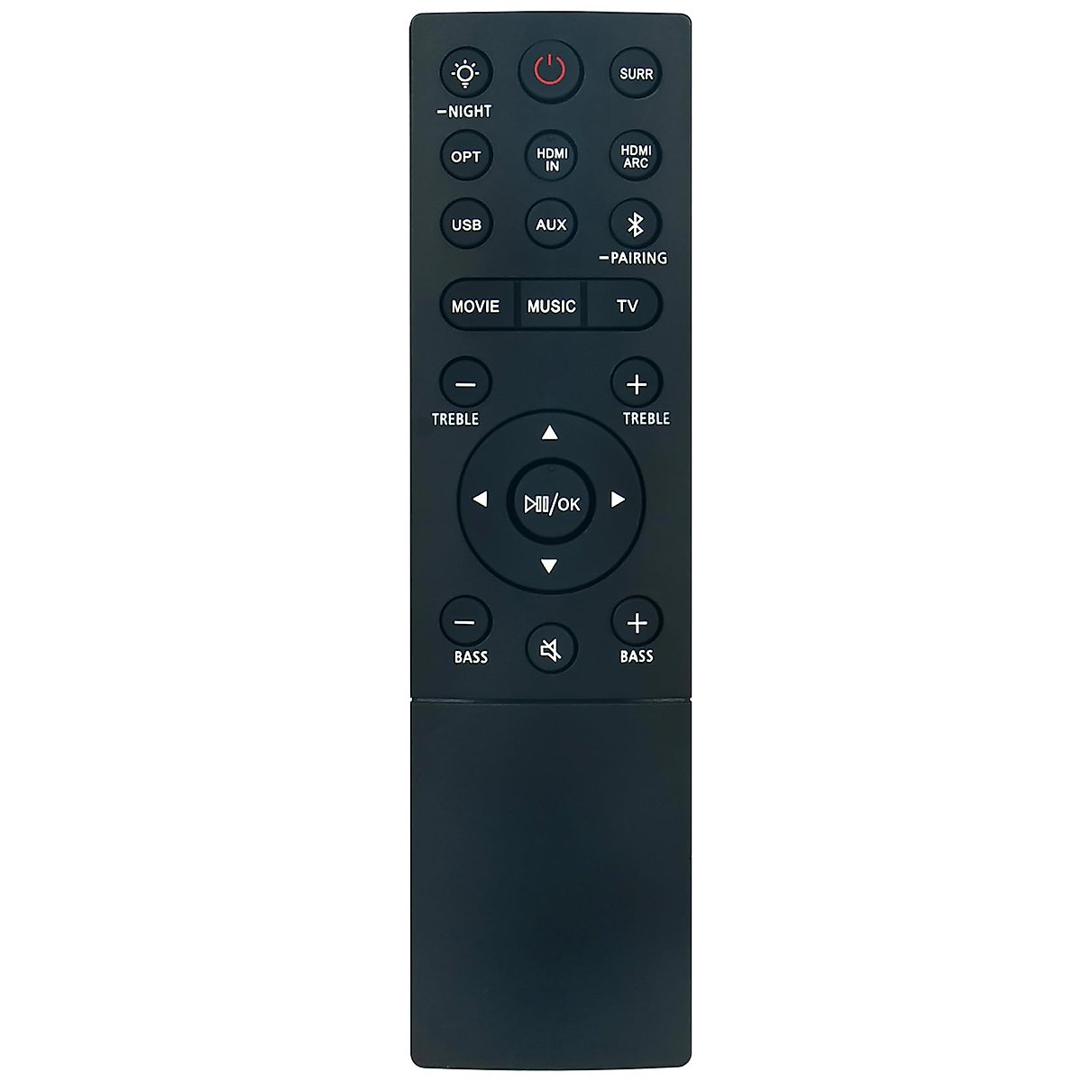 Replacement Remote Control Applicable for TCL Alto 8i 2.1 Channel Dolby Atmos Sound Bar TS8111 TS8132 TS8212 Soundbar Speaker System