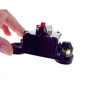 ZOOKOTO 150 Amp Circuit Breaker Trolling Motor Auto Car Marine Boat Bike Stereo Audio Terminal Inline Fuse Inverter with Manual Reset 12V-24V DC