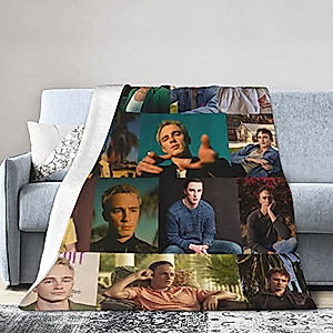 Outer Banks Blanket Super Soft Flannel Throw Drew Starkey Blanket Camping for Bed Sofa Cold Cinema Or Travel 50"X40"