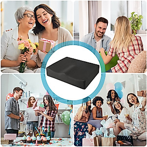 ZAUXO Memory Foam Seat Cushion: Office Chair Cushion, Seat Cushion for Tailbone, Sciatica, Lower Back Pain Relief Butt Pillow for Car, Office Chair, Wheelchair, Extra Large