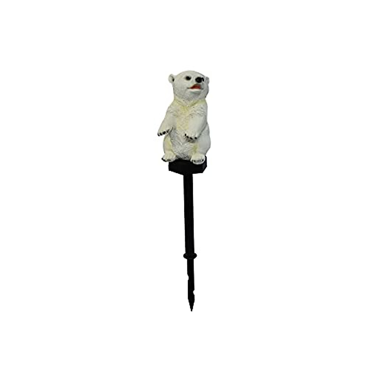 CAMPSLE Outdoor Solar Light, Cute Polar Bear Shape Garden Stake Light, Waterproof Solar LED Light for Walkway Yard Lawn Landscape Path Decoration