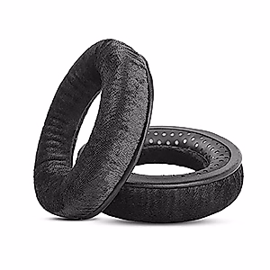 Upgrade Black Velvet Replacement Ear Cushion Earpads Compatible with Beyerdynamic DT990/dt990 pro / DT880 / DT770/PRO Headphones Memory Foam Ear Cups