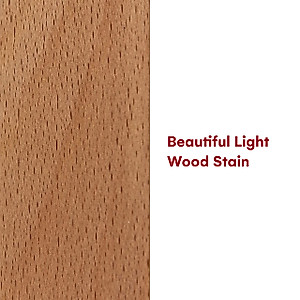 Precision Quilt Hanger Rack - Durable 60" Wooden Frame Tapestry Wall Hanging for Art and Decor Display - Reliable Poster Hanger and Tapestry Hangers - Light Stained Beechwood