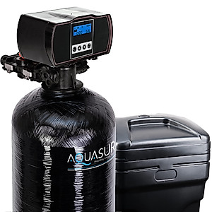 Aquasure Harmony Series Water Softener plus Iron Removal w/Aquatrol Digital Control Head and Premium Grade Fine Mesh Resin (48,000 Grains)