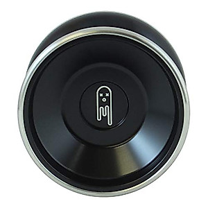 Black Yoyo King Ghost Bi Metal Aluminum and Steel Professional Trick Yoyo with Ball Bearing Axle and Extra String