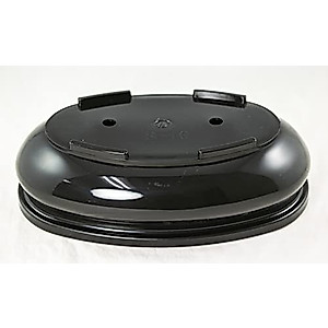 Calibonsai 9'' Oval Heavy Duty Black Plastic Bonsai Training Pot, Cactus & Succulent Planter + Tray + Rock + Mesh Combo