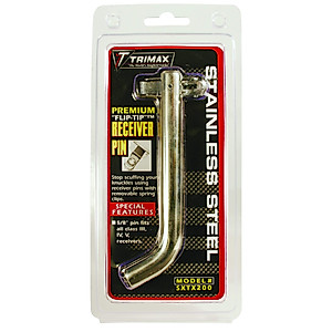 Trimax SXTX200 Premium Stainless Steel Flip-Tip 5/8" Receiver Pin