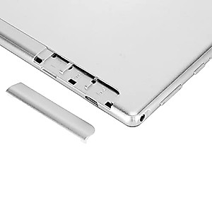 Honio Smart Tablet, Dual Camera 8800mAh Octa Core CPU WiFi Tablet 6GB+128GB Storage Reading (Silver)