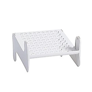 zxb-shop Houseware Stackable Shoe Storage Shelf Nordic Simple Shoe Rack Home Plastic Shoe Cabinet Layered Organizers Racks Shoe Organizer (Color : White Color)