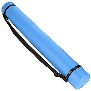 Blueprint Tube, Adjustable Waterproof Documents Storage Tube, for Maps Posters Documents Artworks(Blue)