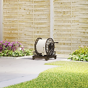 Lush Landscapes Metal Ornamental Hose Reel II