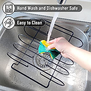 UNCO- Stainless Steel Rib Rack, Holds Up to 4 Full Racks of Ribs, Rib Rack for Smoking, Smoker Rack, Rib Racks for Grilling and Smoking, Nonstick Rib Rack, Bbq Rib Rack, Rib Rack Smoker, Rib Stand