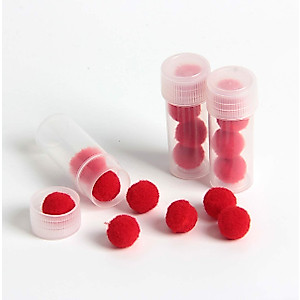 5ml Plastic Test Tubes Small Bottle Vial Storage Vial Storage Container for Lab -50pcs