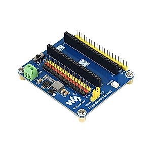 TOP1 Waveshare Raspberry Pi Pico Servo Drive Expansion Board Support 16 Channels 16-bit Resolution Standard Servo Interface 5V Voltage Regulator Chip
