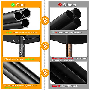 Weenkilly 3 Pack Under Sink Organizer, 2 Tier Sliding Kitchen Cabinet Organizer, Kitchen Sink Organizer with Hooks, Hanging Cups, Handles, Multifunction Bathroom Organizer Kitchen Storage