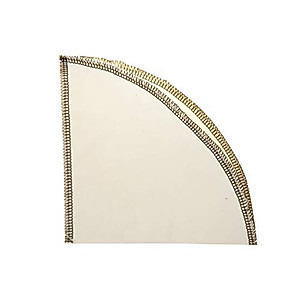 CoffeeSock Reusable Filters Made To Fit Hario v60-02 Style - GOTS Certified Organic Cotton Reusable Coffee Filters,Natural (V60-02)