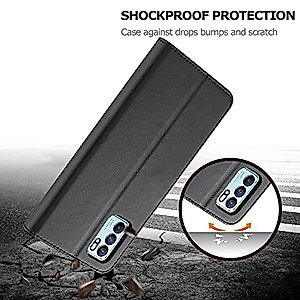 Phone flip case, card slot, cash pocket Compatible with OPPO Reno 6Pro 5G PU Leather Wallet Case,with Card Slot [Stand Feature] Magnetic Closure Protective TPU Shockproof Flip Cover Case Mobile flip c