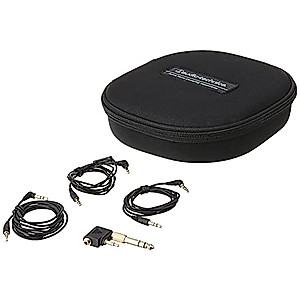 Audio-Technica ATH-ANC7b-SViS QuietPoint Noise-Cancelling Headphones with In-Line Mic & Control,Black