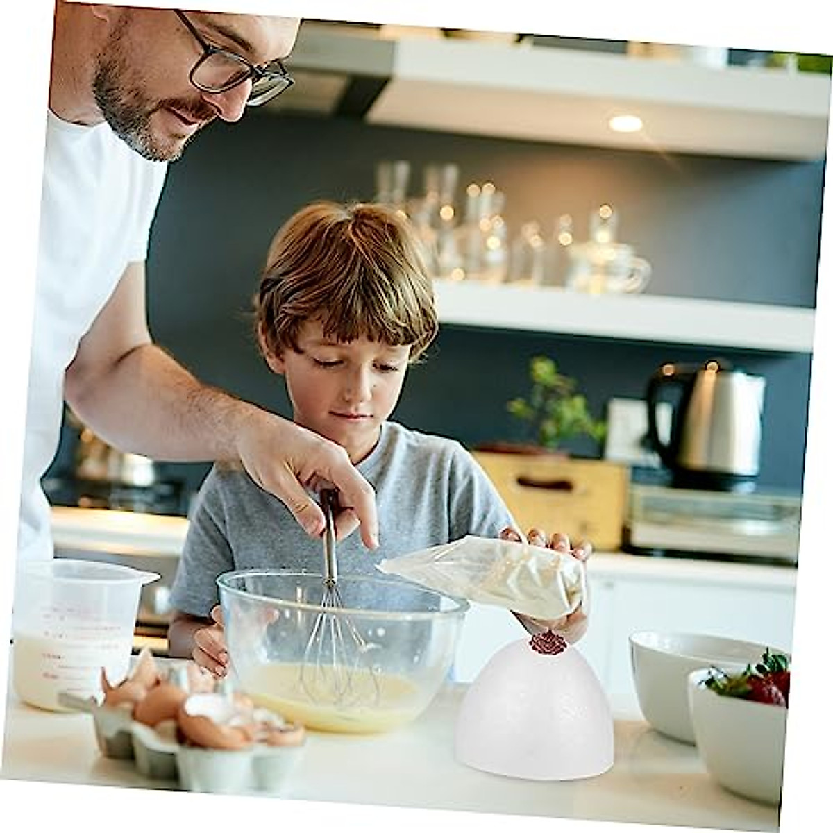 Garneck 3 Pcs Cake Model Cake Decorating Large Decorating Cake Dummie Cake Dome Dummy Cake Athletic Dress Wedding Cake Plates Dresses Cake Decorate Model White Fudge Big Cake