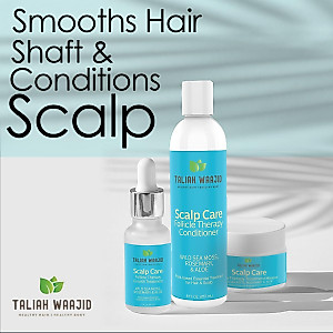 Taliah Waajid Scalp Care Follicle Therapy Growth Treatment Oil for Split Ends | | Plant-Based Hair & Scalp Treatment | Dry Scalp, & Hair Growth | Safe for All Hair Types | 2oz (V096)