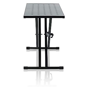 Gator Frameworks Utility Table Top and X Style Keyboard Stand Set; 32" x 18" Surface (GFW-UTL-XSTDTBLTOPSET),Black
