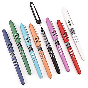 Writech Liquid Ink Rollerball, 0.5mm Extra Fine Point, Smooth Writing Quick Dry Roller Pens 8 Assorted Colors for Journaling, Drawing & Sketching (Vintage)