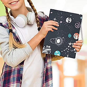 Flashideas Spacecraft Book Protector for Paperbacks Durable Premium Fabric Checkbook Cover for Women and Men Portable Textbook Cover Gift for Classmate Friend BFF