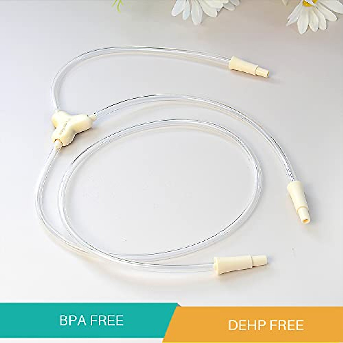 PumpMom Replacement Tubing for Medela Maxflow, ONLY Compatible with New Pump in Style Maxflow Breast Pump Parts