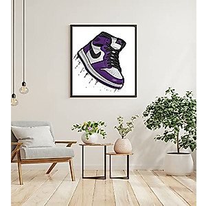 HT LIFE Sneaker Poster Hypebeast Room Decor Set of 5 Unframed (8''x10'') Hypebeast Posters Cool Posters Posters For Boys Room Sneakers Wall Art Decor Sneakerhead Poster