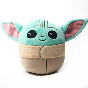 SUYESEN Yoda Plush Doll Stuffed Baby Pillow, Throw Pillow, Yoda Plush Toy, Plush Stuffed Animal (7 inches)