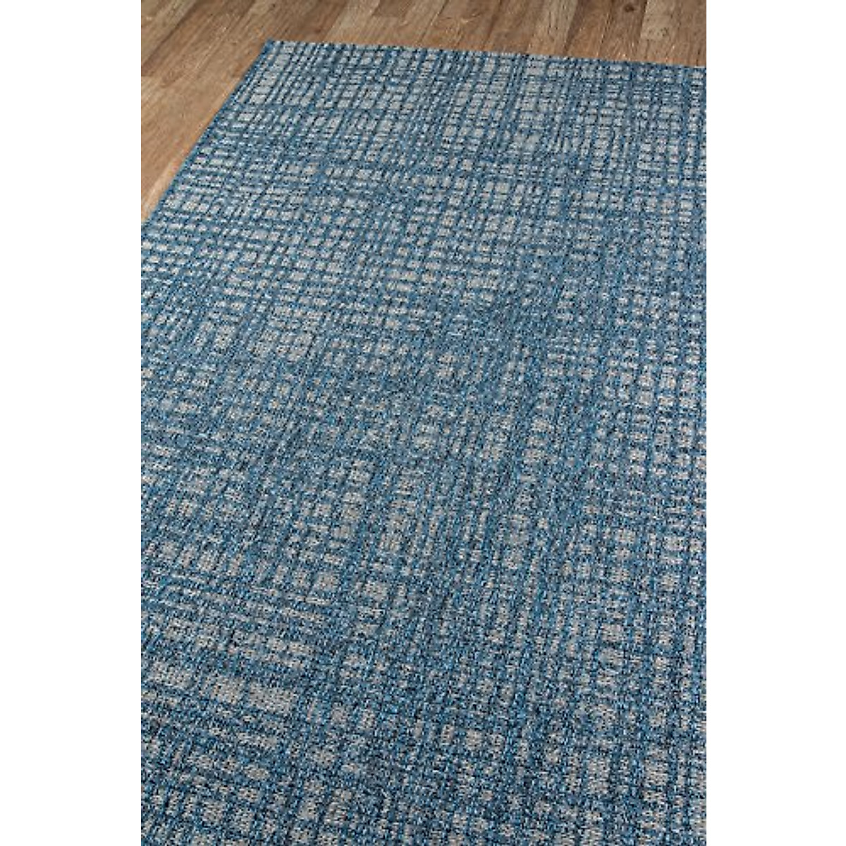 Momeni Rugs Como Contemporary Geometric Indoor Outdoor Area Rug, 9'10" X 13'2", Blue